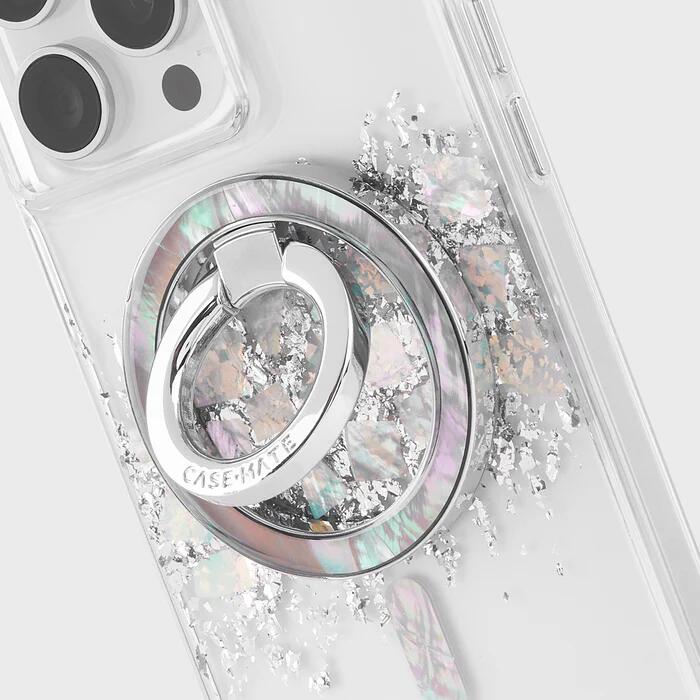 Mother of Pearl（マザーオブパール）は、貝殻のような優しい光沢と洗練されたデザインが魅力のMagSafe対応マグネット式リングスタンドです。 MagSafe対応iPhoneにマグネットで簡単に装着でき、落下防止・スタンド機能・...