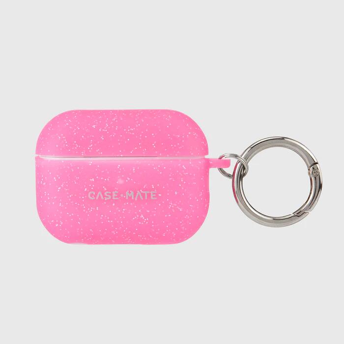 Gelli Pink Sparkle（ジェリーピンクスパークル）」ケースは、AirPods Pro（第1世代・第2世代）対応のおしゃれなグリッター付きシリコンケース。 明るく可愛いピンクカラーに、細かなシルバーラメがアクセントとなって輝きま...