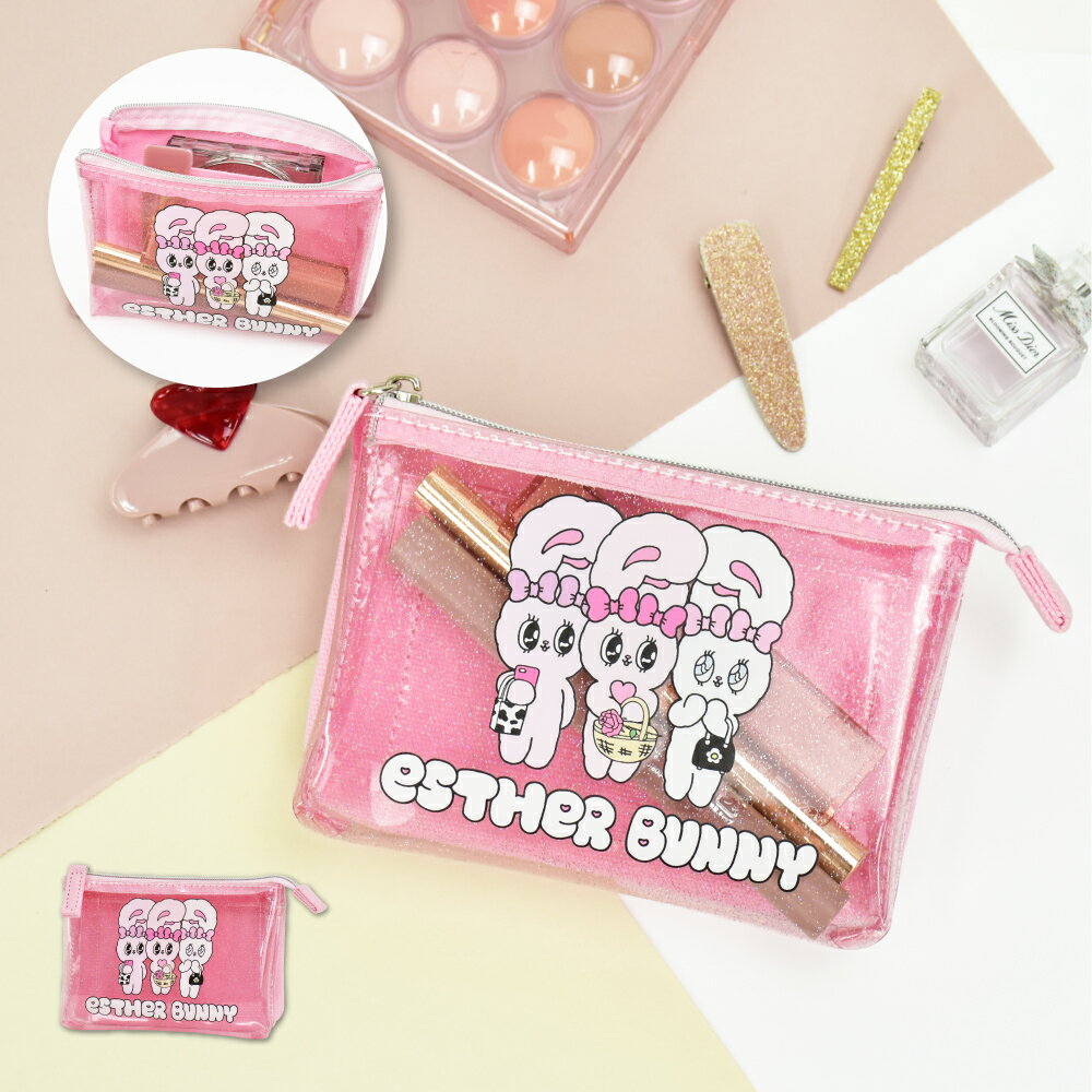 ITEM INFO ブランドキャラクター ESTHER BUNNY / エスターバニー 発売元：株式会社マリモクラフト 商品名 きらきら3ポケットポーチ ミニ エスターバニー (型番)ESB-005 サイズ ・(縦)約10cm/(幅)約14...