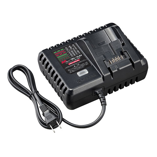 メーカー受発注によりご注文後のキャンセルはお受けできません。18V5000mAh及び36V2500mAhの電池パックが54分で充電できるので職人の方の1時間の昼休憩中に充電が完了します。36V・18V電池パックの充電。18V5000mAh及...