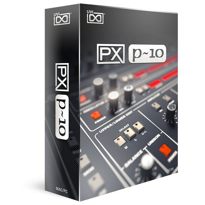 楽器種別：新品UVI/コード販売 商品一覧＞＞UVI/新品 商品一覧＞＞DTM【5，000円〜20，000円】 商品一覧＞＞ソフトウェア音源/シンセ音源/UVI 商品一覧＞＞1998年開店 渋谷発・国内最大級DJ機器専門店です！UVI PX...