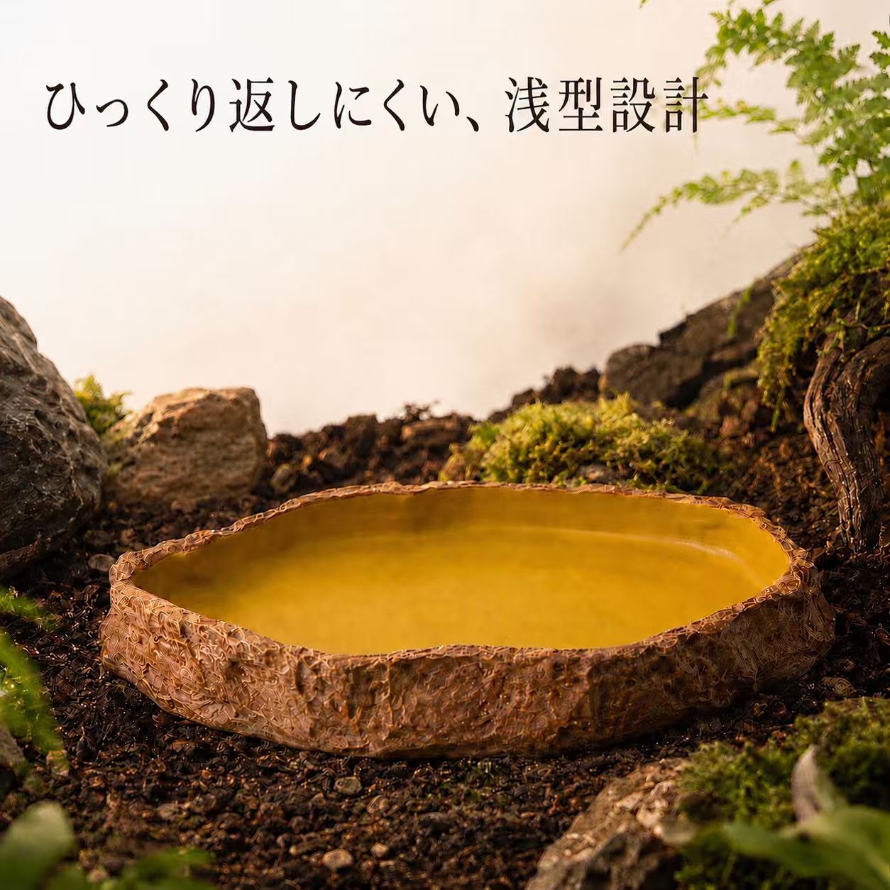 商品情報商品名爬虫類用品 ウォーターディッシュ 爬虫類 水入れ えさ皿 水浴び 天然岩石風 樹脂製 飼育 カエル トカゲ 亀 ゲトカゲ ヤドカリ ペット 両生類 レイアウト用品サイズ長さ：24cm 幅：22cm 高さ：3.5cm商品説明天然...