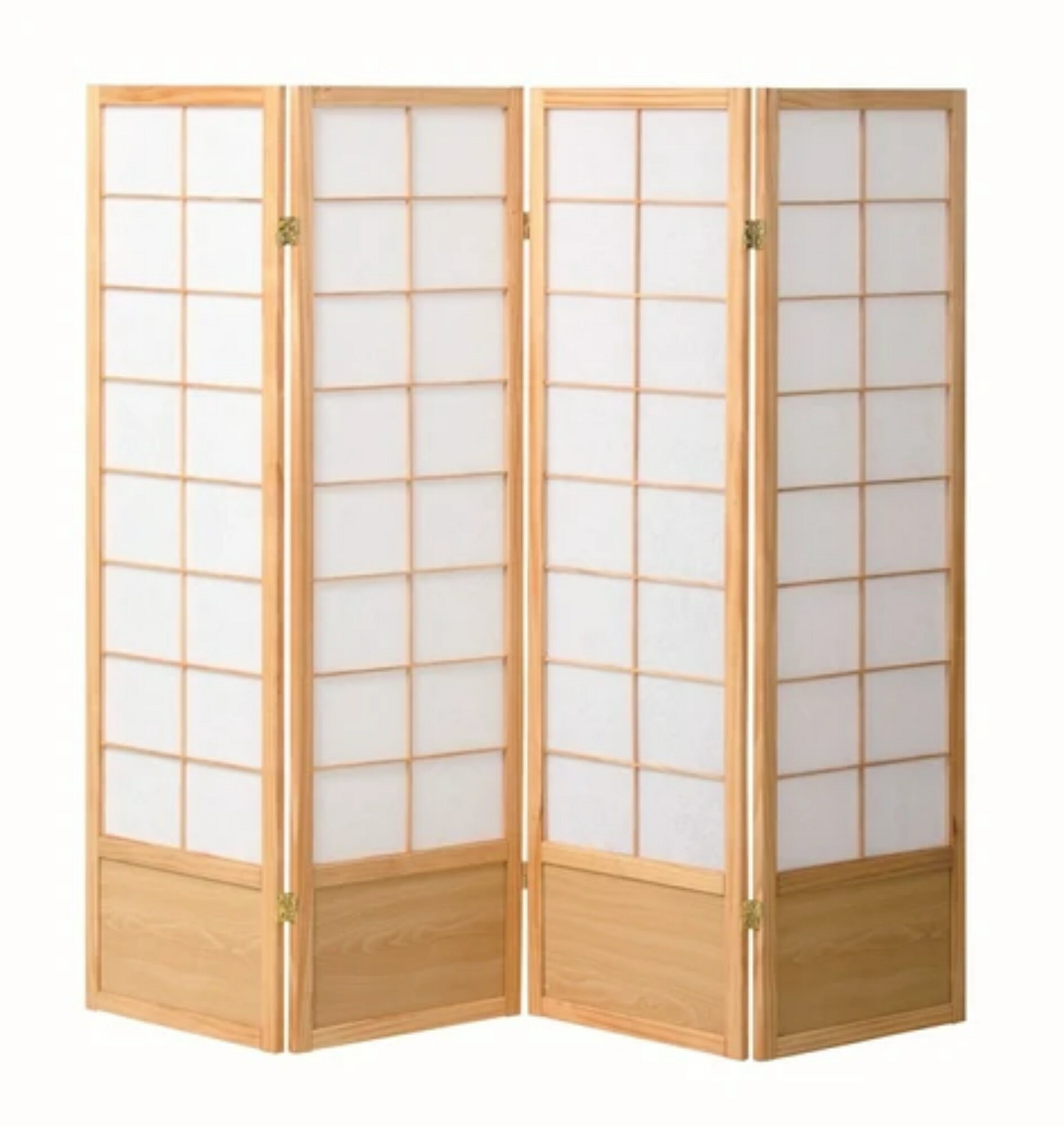 【こちらの商品は北海道、沖縄県、離島への配送は別途配送料が必要となります。見積り致しますのでご注文前にメールにてご確認お願い致します】 大きな格子が特徴の和風衝立です。 ■機能 ●丁番は両方向に360°回転可能です。 サイズ・容量 W450...