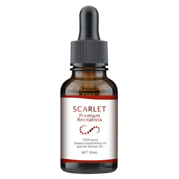 商品名 スカーレット美容液 スカーレットプレミアムリバイタリスタ 商品特徴 「ヒトさい帯血幹細胞培養液」と「ヒトさい帯血幹細胞エクソソーム」を1対1のベストバランスで凝縮配合した純度100％原液。 商品仕様 【内容量】30mL 【原材料】水...