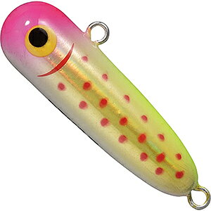 本山博之プロデュース 渓魚を狂わせる新ジャンルルアー横方向の誘いに対して反応が薄れたトラウトでさえも口を使う新ジャンルのトラウトルアー、ボトムノックスイマー。先ずはボトムで立つと言う事。ボトムパンプで左右にスイングするという事。リトリーブ時...