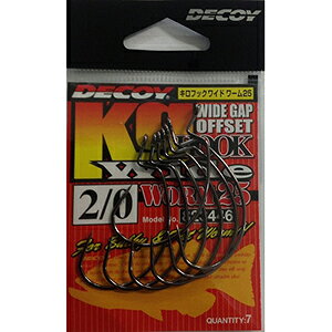 ファットワームも余裕のゲイプ幅でフッキング！！EXワイドオフセット　「キロフック　ワーム7」のフォルム、フッキングパフォーマンスを継承しつつ、スイムベイト等の幅広でパルキーなワームへの使用でも完璧にフッキングをこなす、超ワイドゲイプフォルム...