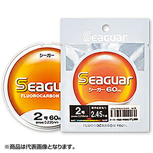 強く、しなやかに。進化を続けるフロロカーボンハリスの原点。★仕様・規格・寸法★号柄：4標準直径（mm）：0.330標準結節強力（kg）：4.560m巻単品[Seaguar 60m 4]