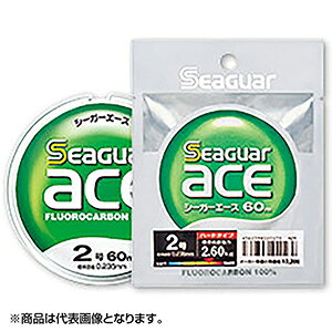 タックルボックスに常備したい、強さとしなやかさが絶妙のラインです。★仕様・規格・寸法★号柄：1標準直径（mm）：0.165標準結節強力（kg）：1.5060m巻[Seaguar Ace 60m 1]