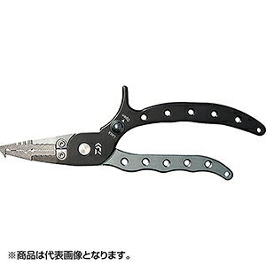 大型スプリットリング対応ワンタッチロック機能付き軽量アルミプライヤー★仕様・規格・寸法★自重（g）：135適合リングサイズ：＃5-11