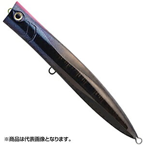 ダイビングペンシルに反応しないヒラマサを仕留めるためのヒラマサキャスティング専用スリムポッパー登場★仕様・規格・寸法★カラー:サイトブラック全長:230mm重量:95gタイプ:スローシンキング推奨フック:トリプル太軸 #4/0〜5/0シング...
