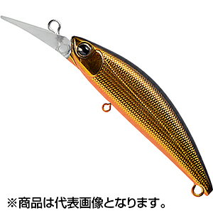 ボトムレンジ攻略型ダイビングミノー!★仕様・規格・寸法★カラー：#SU60D-002 金黒全長：60mm重量：8gタイプ：シンキングフック：ST-36BC #10(スイベル式フックハンガー仕様)リング：#2メインターゲット：トラウト推奨エリ...