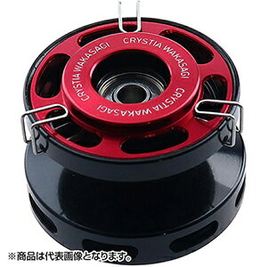 2019年以降発売のクリスティアワカサギ電動リール（CRTシリーズ/AIRシリーズ/Eシリーズ）専用・軽量小型アルミ替えスプール★仕様・規格・寸法★カラー：レッド/ブラック糸巻き量(PE)：0.3号‐60m、0.4号‐30m※2018年以前...