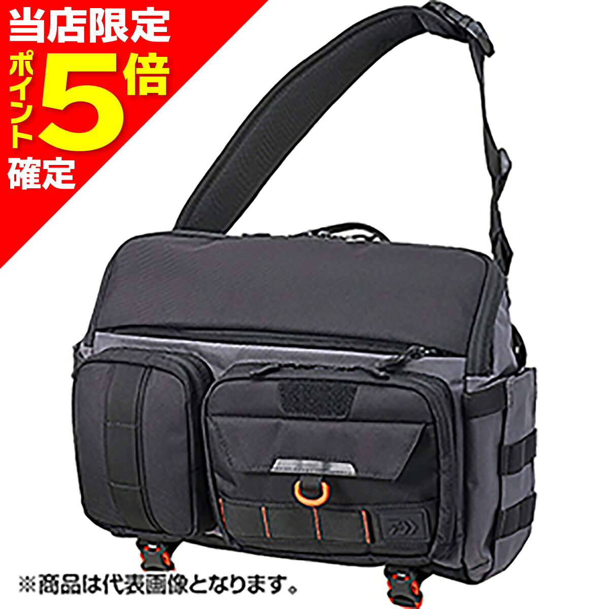 高次元の機能性を追求したHGシリーズにメッセンジャーバッグ登場。★仕様・規格・寸法★本体外寸(cm)：約10×36×25カラー：グレーオレンジ素材：ポリエステル※外寸表示は本体部の縦（奥行）×横（幅）×高さです。