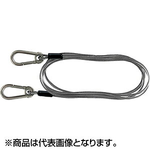 全長1800mm。糸ガラミの少ないストレートタイプ。SUSカラビナ+金属ワイヤー入りで船の大物釣りにも対応。強度50kg。 ★仕様・規格・寸法★ 素材：ステンレスワイヤー入りウレタン(ストレートタイプ) 接続部：ステンレスカラビナ/ステンレ...