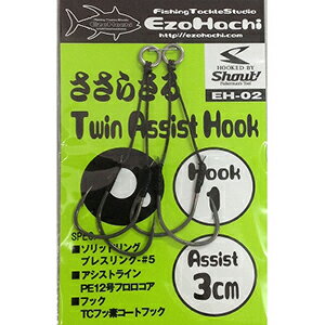 ショートジグからロングジグまで幅広くカバー。サイズは3タイプ＆3サイズアシストラインはフロロコアPE採用でからみを軽減し激しいジャークでもからみにくいフックはshout！製のTCフッ素コートフック採用で、フックの乱反射も減らし魚に警戒心を与...