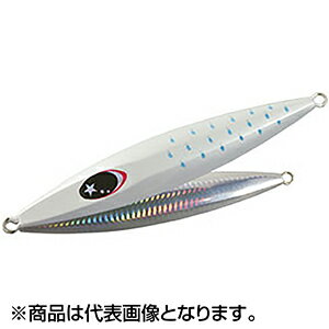 日々進化するテクニックに対応するためキレとレスポンスを徹底的に追求した平型ジグ★仕様・規格・寸法★カラー:101.PWSBL パールホワイトスポットブルーグロー150g