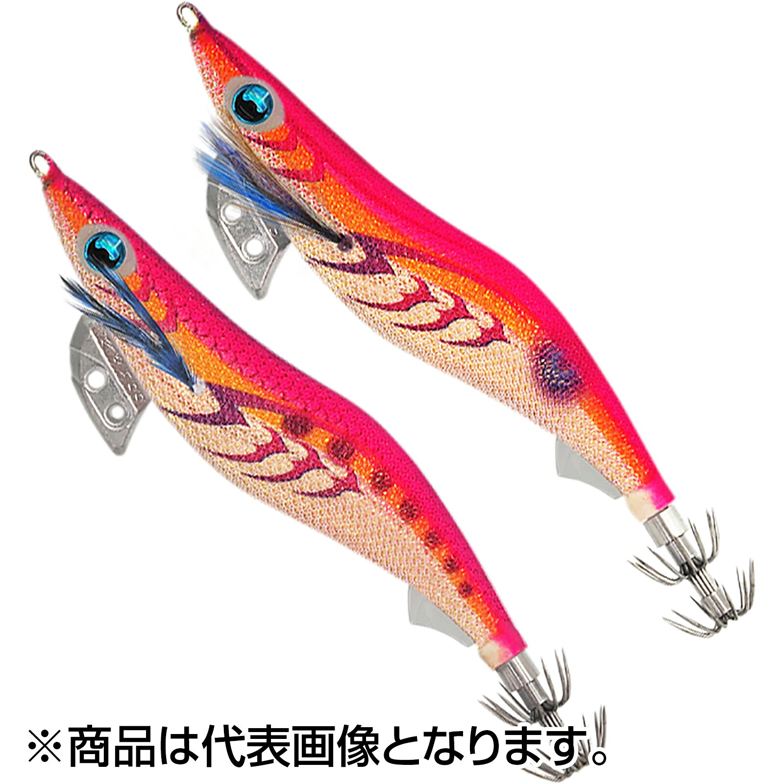 安定したスローフォールでスレイカを攻略するシャロー・スーパーシャロータイプ★仕様・規格・寸法★布の種類：ラメ布ボディカラー（下地）：金サイズ：3.5号重量：20g全長（針ヌキ）：105mm沈下タイプ：シャロー沈下スピード：約6秒/m