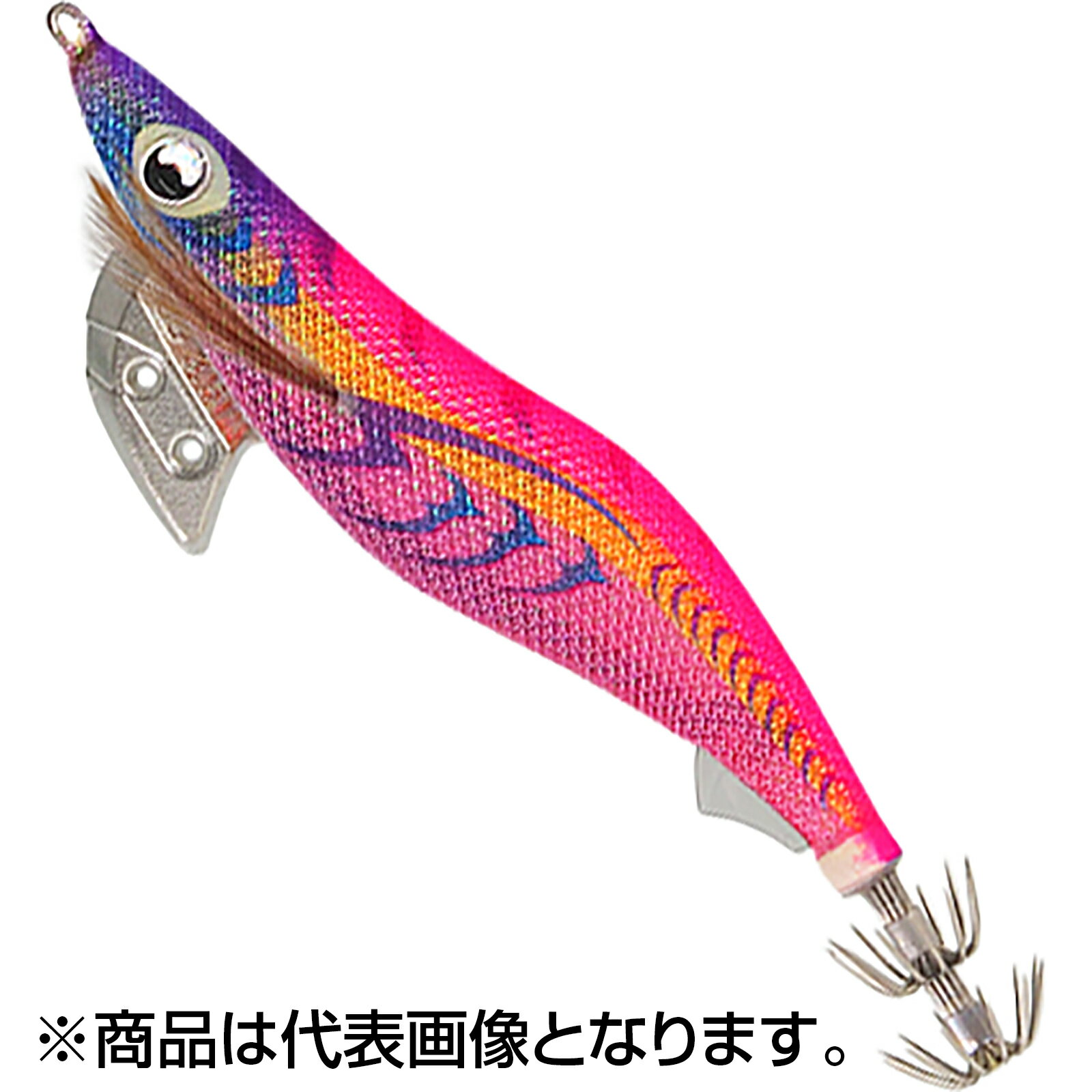 変わり続けるフィールドに対応するために生まれた、低活性のイカを釣るためのエギ王K★仕様・規格・寸法★布の種類：ラメ布ボディカラー（下地）：ケイムラサイズ：2.5号重量：11g全長（針ヌキ）：75mm沈下タイプ：ベーシック沈下スピード：約5秒/m