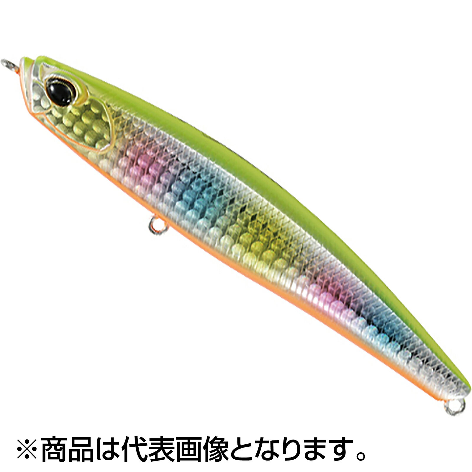集魚力と喰わせを両立した、ハイポテンシャルなサイズアップモデル★仕様・規格・寸法★Length：108mmWeight：26gType：重心固定・シンキングRange：0?0.4mHook：#4Ring：フックアイ#3