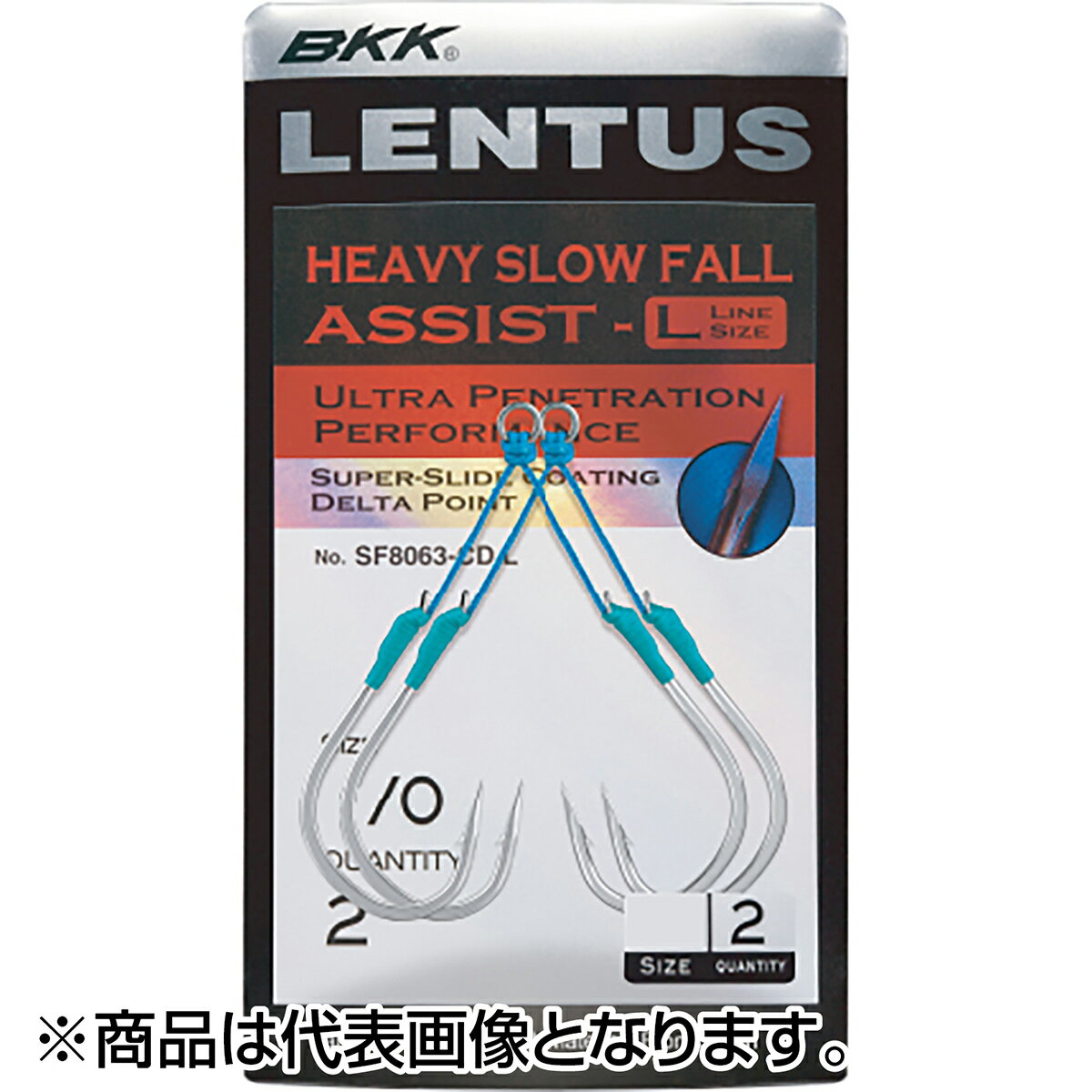 フックポイントの直下は5%、一番負荷の掛かるベントカーブでは15%の異なる変形度を加える事で、柔軟性・強度が最も働くセッティングにしています。★仕様・規格・寸法★SIZE：4/0Assist Line(lb)：140Assist Lengt...