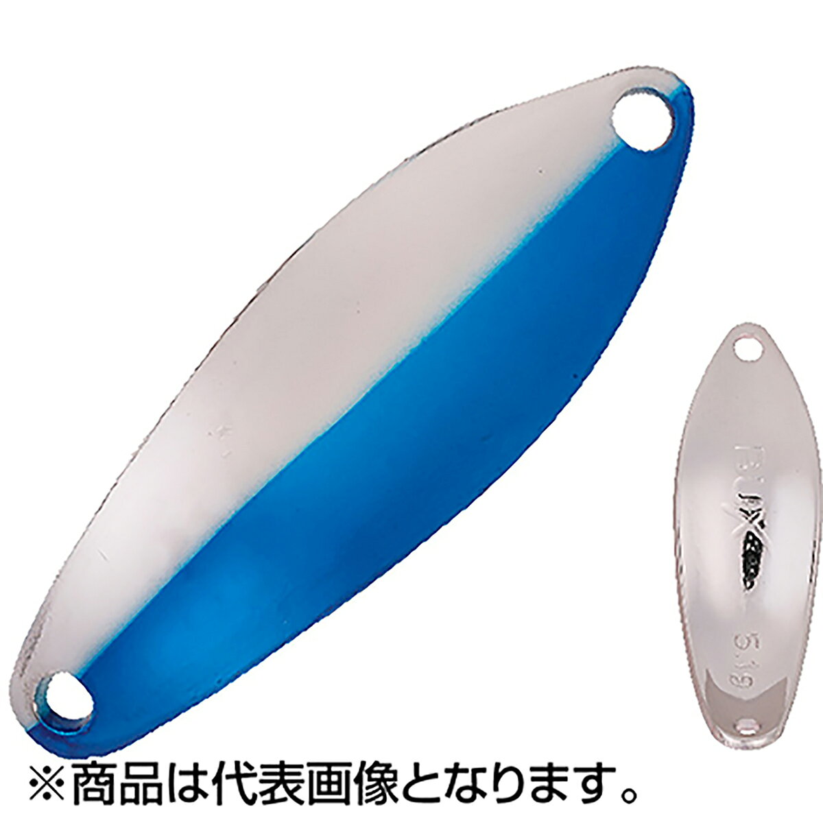世界初、フロントワイド形状のスプーン「BUX」★仕様・規格・寸法★12.3g長さ：61.7mm幅：12.5mm