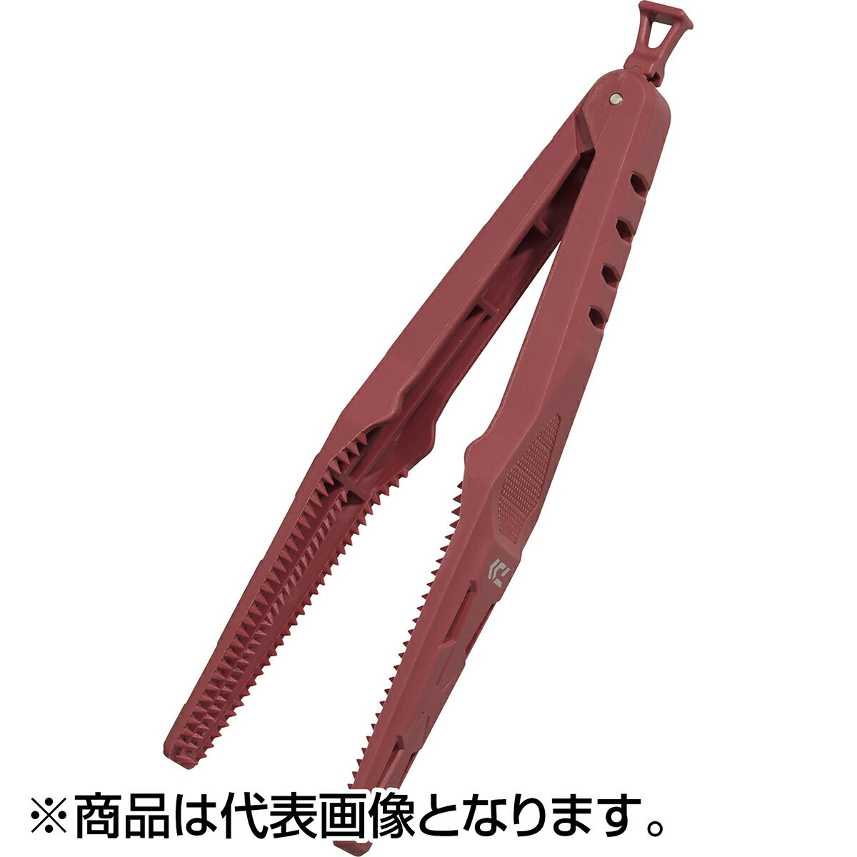 オリジナル刃形状で魚をガッチリホールド！軽量フィッシュホルダーグリップ力にこだわったオリジナル刃形状。中心に刃を向けて配置することによって魚をガッチリホールド可能。★仕様・規格・寸法★標準自重（g）：約65全長（mm）：約220