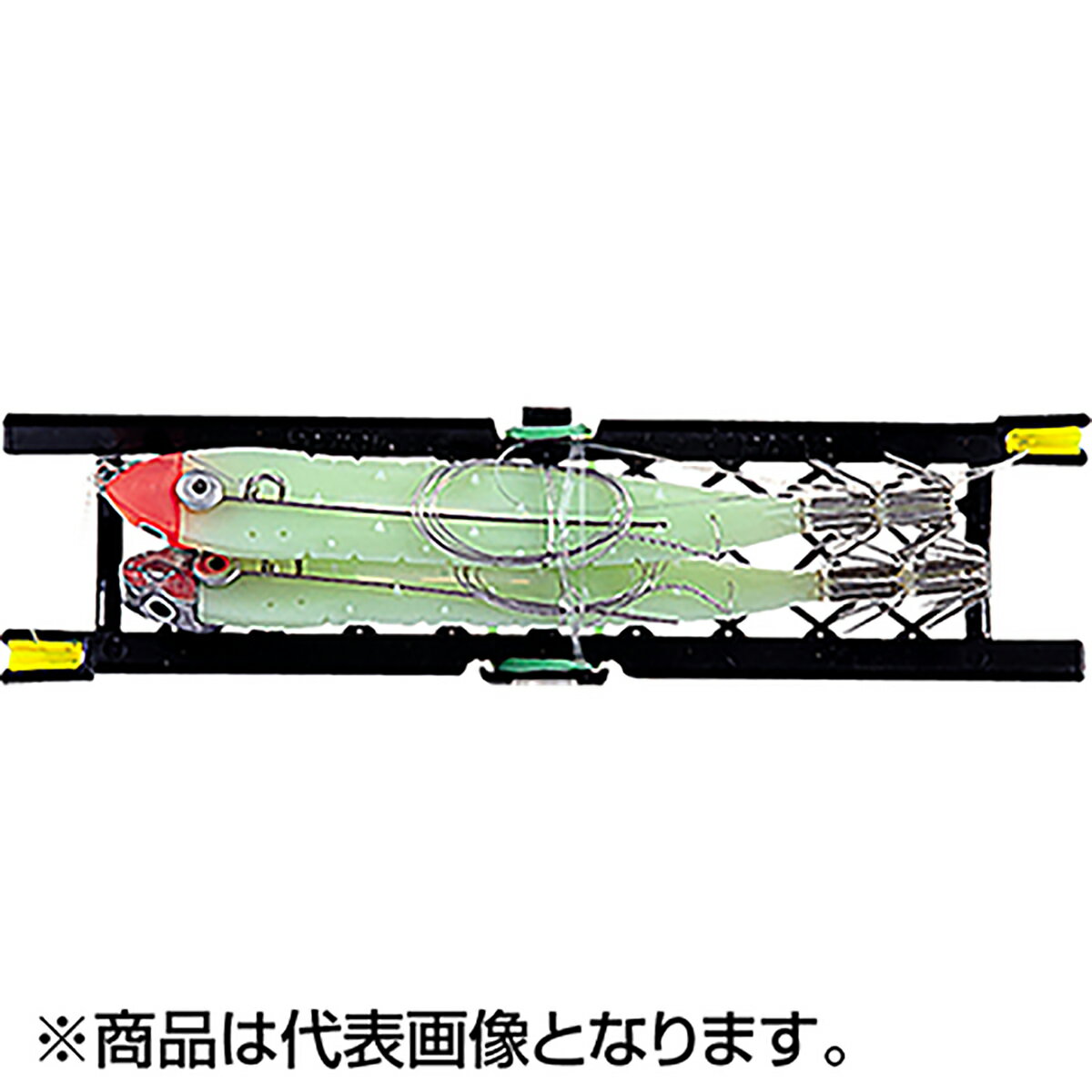 イカ狙い!! 堤防からのウキ釣りに!!餌と動きのダブル集魚で効果抜群高バランスだからよく動き、喰いの渋い時には一層の威力を発揮します★仕様・規格・寸法★サイズ：115mm重量：3号針：Y2