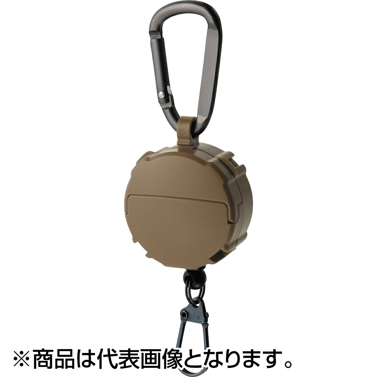 最長70cmまで伸びるスナップ付リールに小さなパーツを収納できるマイクロケースを合体！360°回転するクリップとカラビナでゲームベストやバッグにカンタン装着。小さなパーツを"パッ"と開けて取り出しやすい2ルームマイクロケースを装備。★仕様・...