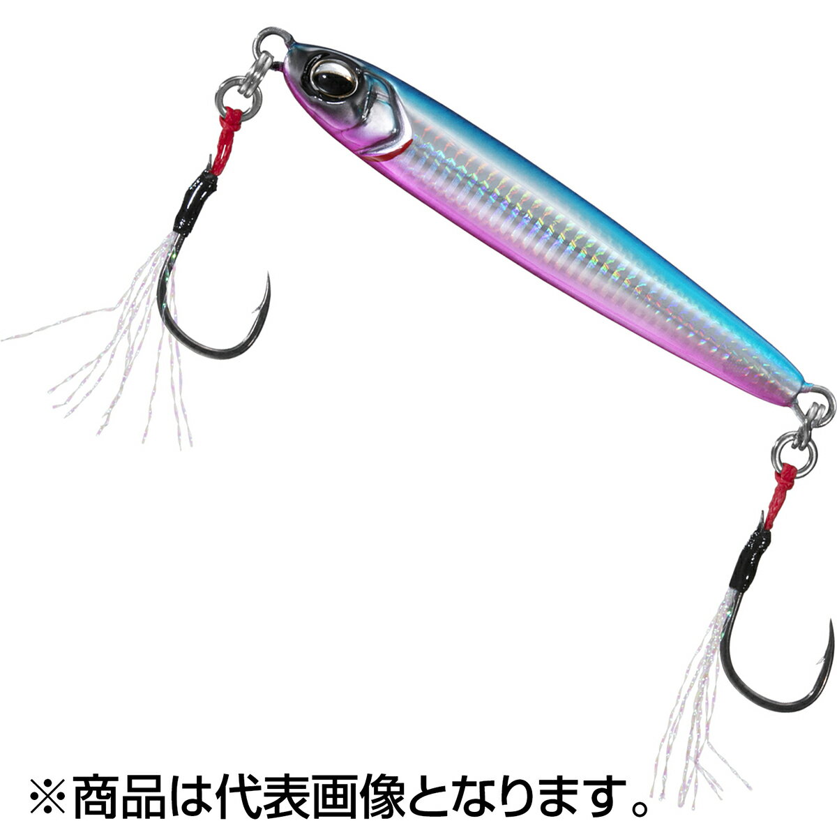 弱ったベイトを演出。フォール時間の長さにこだわった青物・根魚爆釣ジグ！青物のアタックにより弱ったベイトフィッシュが、海底に沈んでいく様子をイミテート。重心は若干フロント寄りにしている為、フォール時は、スムーズに水平姿勢へ移行。滞空時間の長い...
