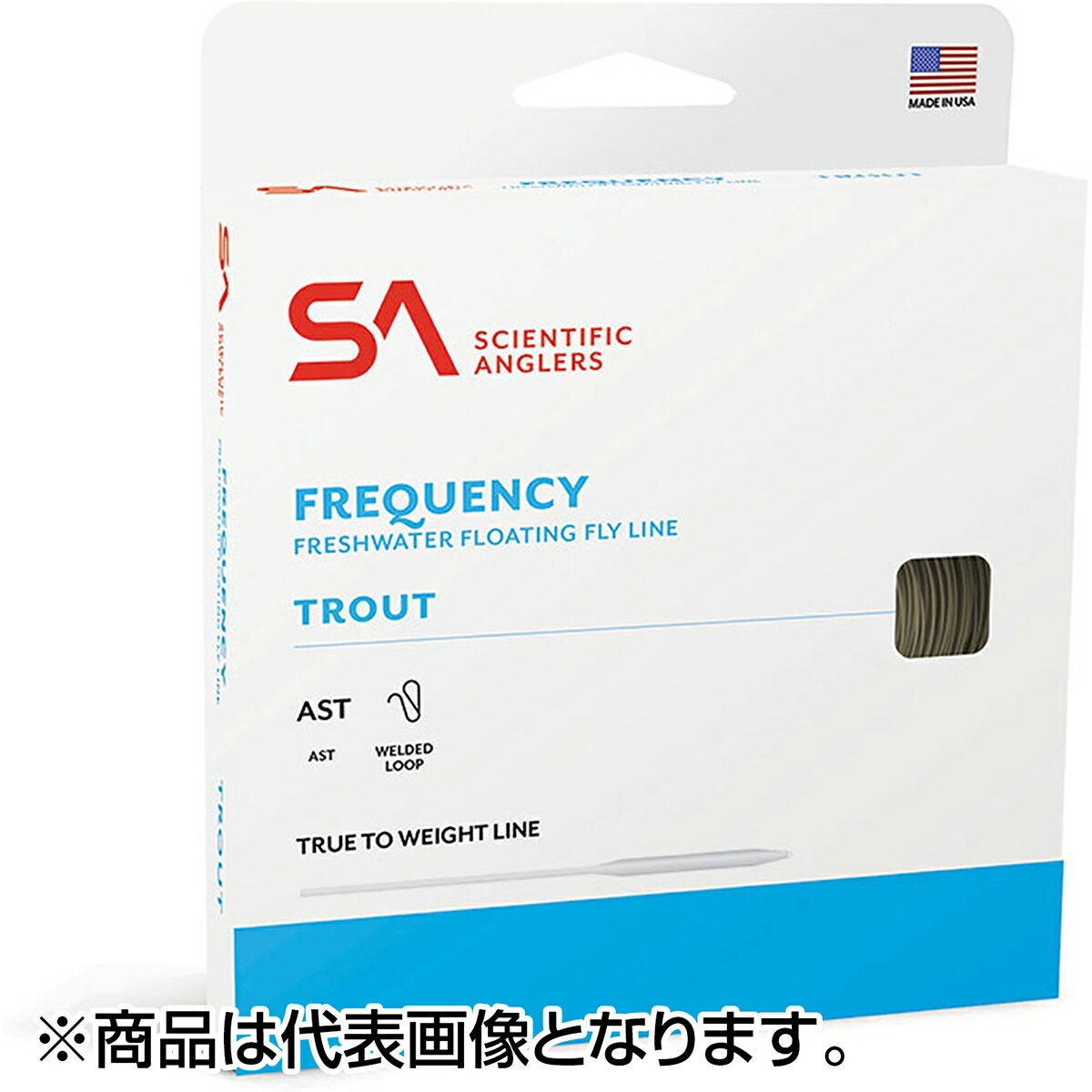 Scientific Anglersの基本ライン、フリークエンシーシリーズのオールラウンドトラウトラインフリークエンシィの基本ライン。デリケートで正確なプレゼンテーションを身上とするオールラウンドトラウトライン。ジャパンカスタムとしてDT3...
