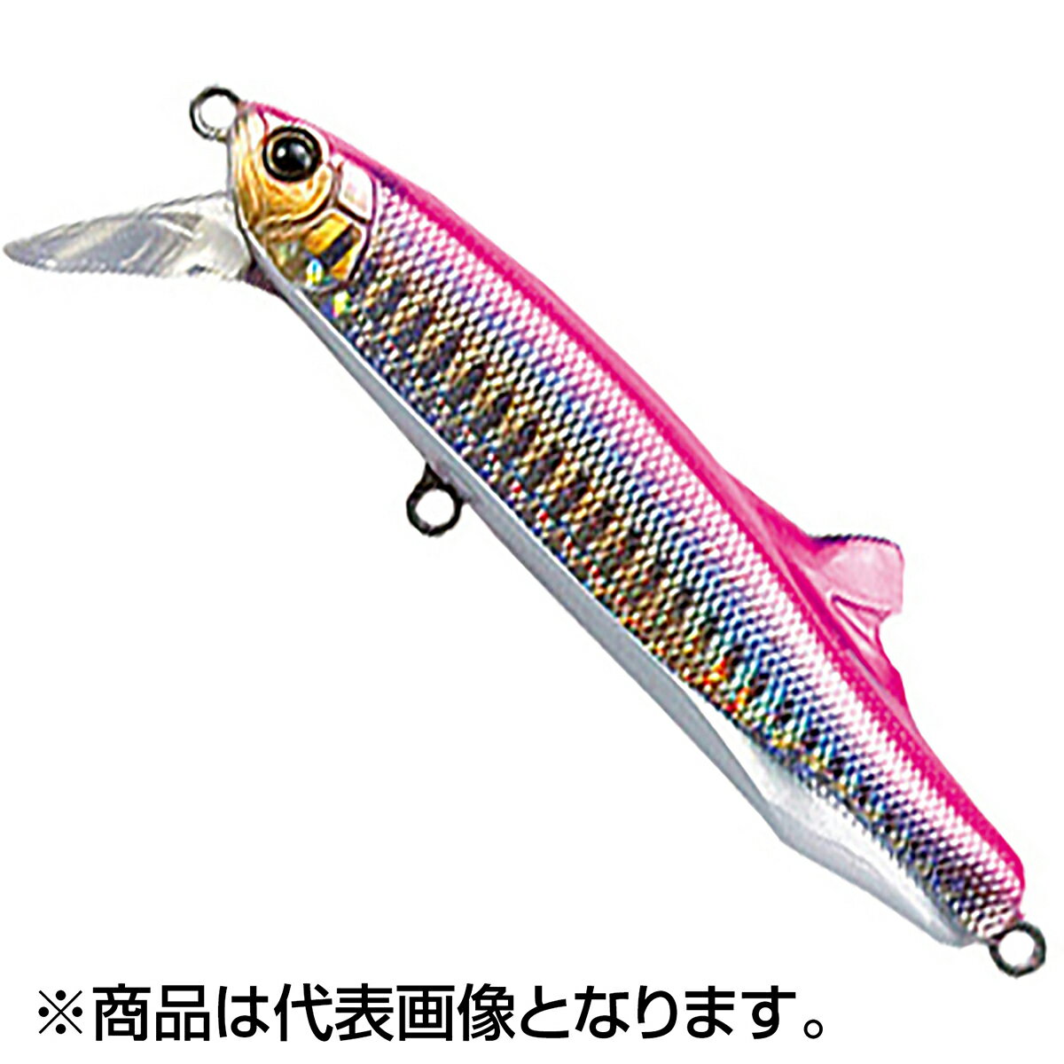 遠くのナブラも狙い打ち。コンパクト＆ヘビーウェイトそして空気抵抗の少なさと 相まってその飛距離は絶大。 タイトウォブリングアクションとボディサイドの平面 により、フラッシング効果は抜群。 さらに水平フォールにより、着水の瞬間から強烈なアピー...