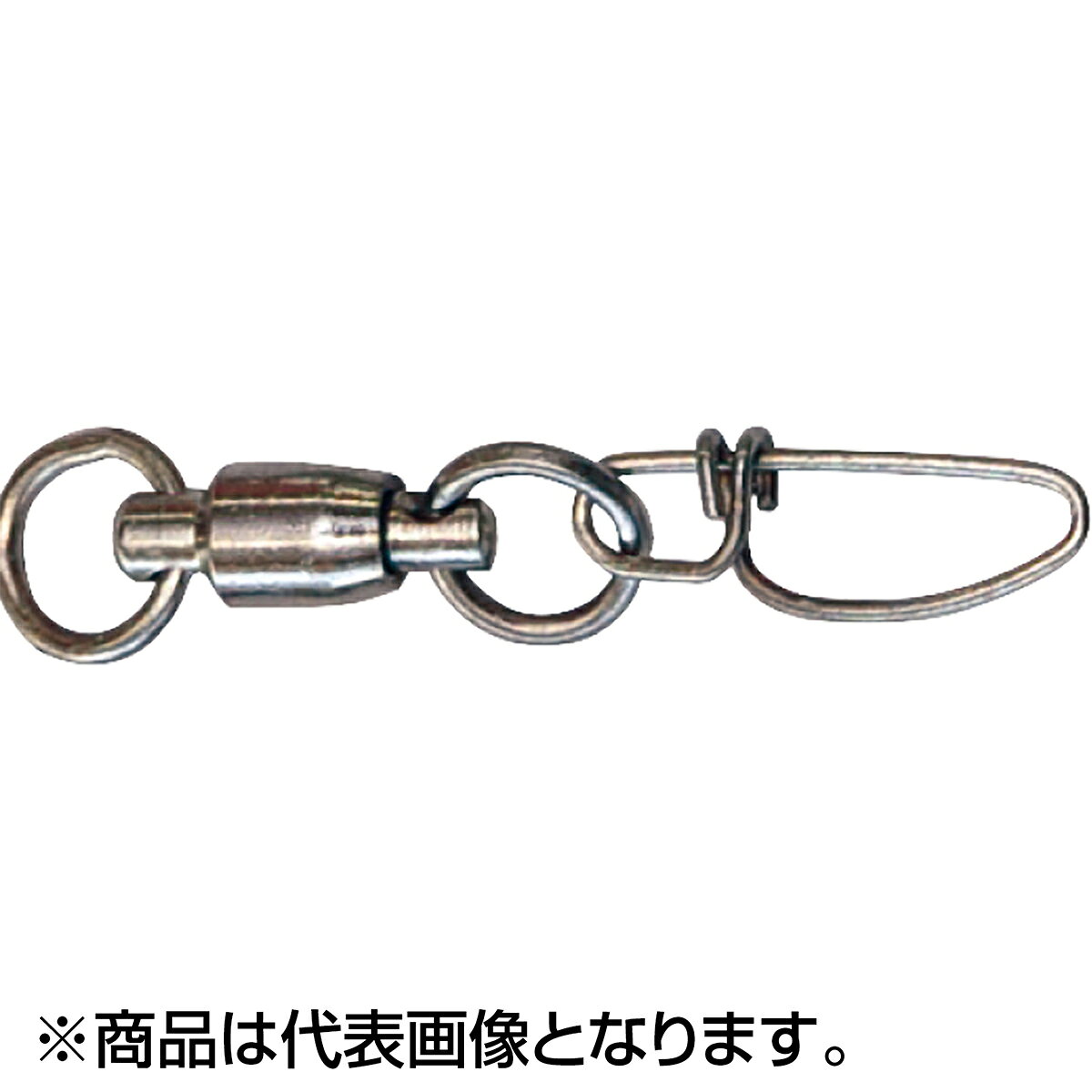 ボールベアリング クロスロックスイベル★仕様・規格・寸法★10pc Silver 13kg (スイベル強度20kg)Quantity：10コ入り