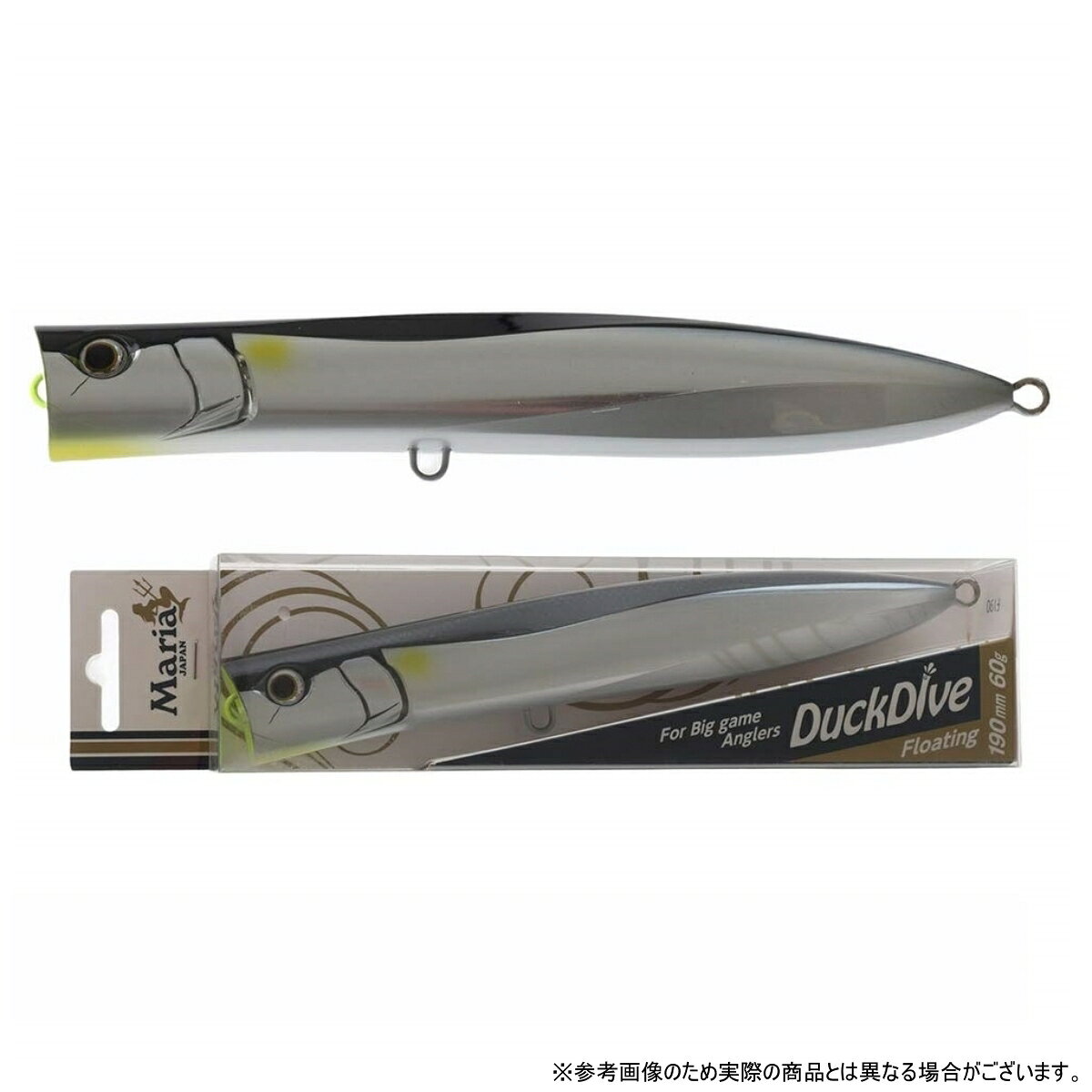 ★仕様・規格・寸法★カラー: B06H サンマサイズ: 190mm/ウエイト60gタイプ:フローティングフックリング無し推奨フック:トリプル太軸#2/0~3/0シングル4g~7g推奨リング:ファイターズリングダエン#7スローポッピング:タッ...