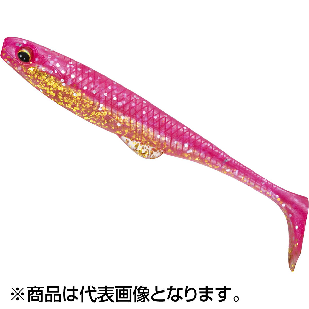 好みのジグヘッド、リグに組み合わせ可能なスタンダード・シャッドテールワーム目玉付きのリアルな外観はそのままに、多様化が進むリグへの対応力を強化。さらに、貴重なバイト時にボディが折れ曲がりやすいソフトマテリアルを採用し、スムーズなフッキングを...