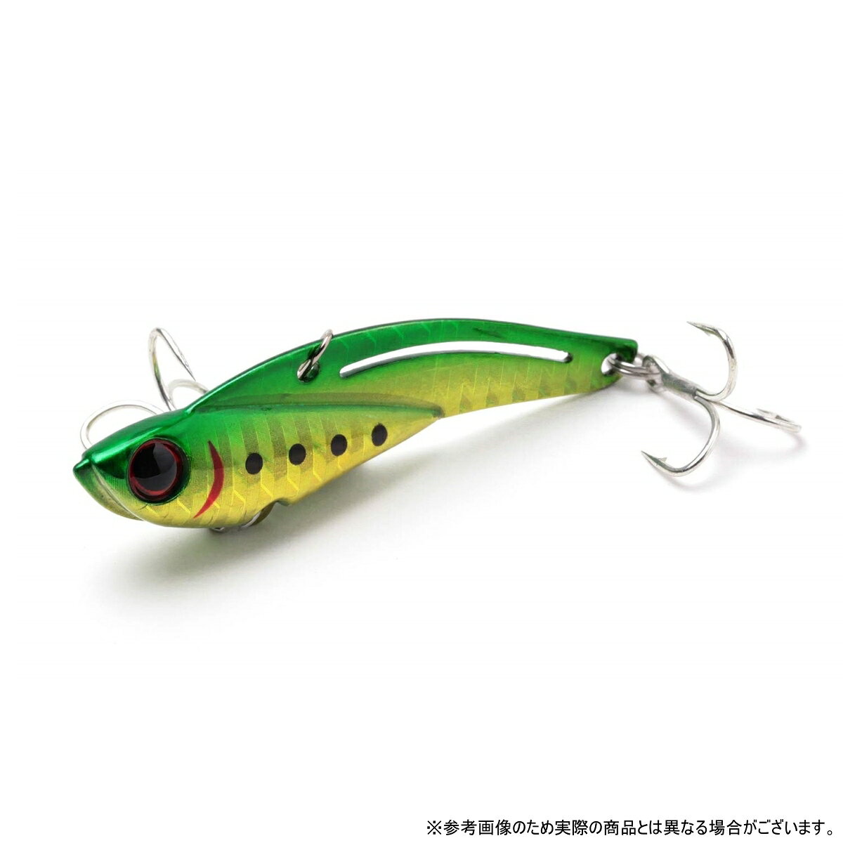 主な対応魚種:シーバス タイプ:シンキング 重量:20g / サイズ:63mm カラー:ゴールドグリーン フックサイズ:#10