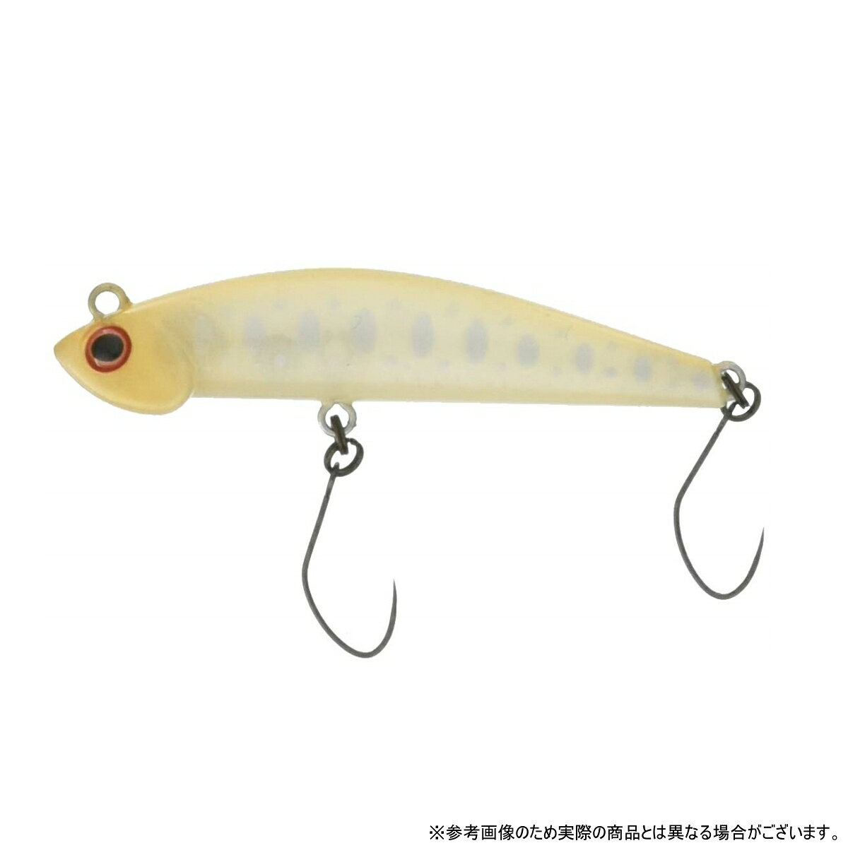 主な対応魚種:トラウト タイプ:シンキング サイズ:55mm/重量:5.3g カラー:グローアルビノ GAL