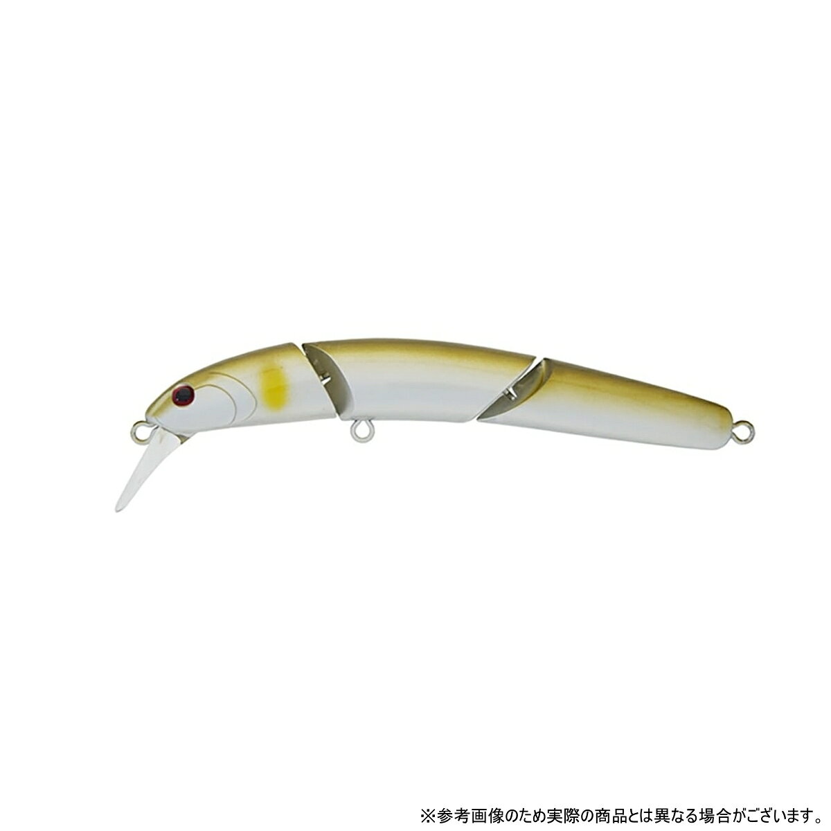 全長： 100mm （ジョイントボディの為誤差あり） 重量：9.9g タイプ： ミノー　シンキング フック：トレブルフック#6