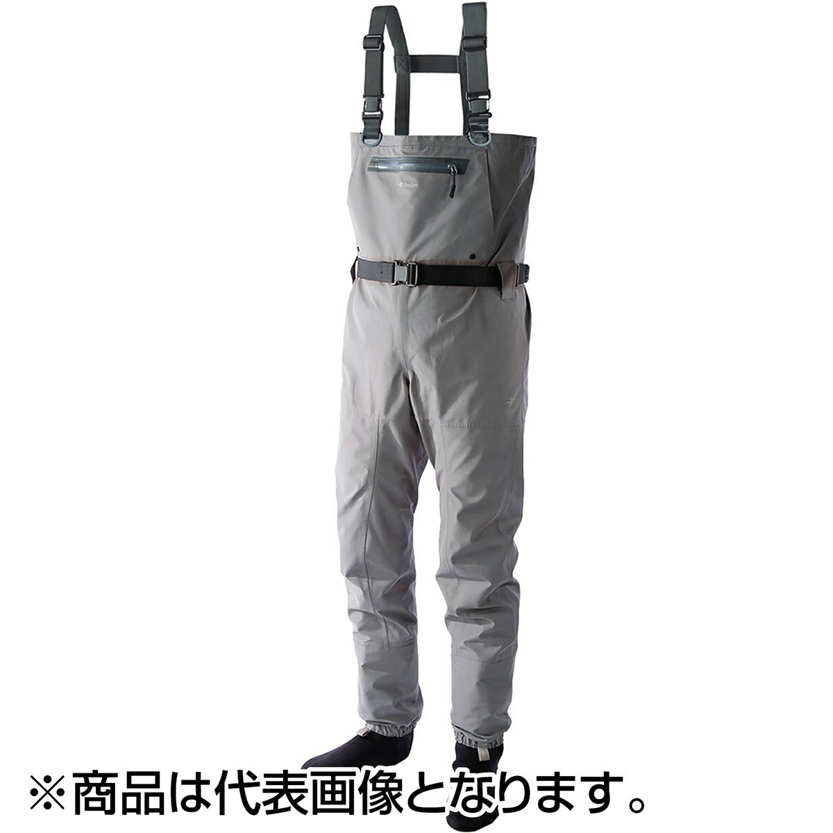 内股からシームをなくすことにより、細身のシルエットながらも高い運動性能と耐久性を実現したセンター・ツーシーム・パターン採用のチェストハイウェーダー75デニールのFoxfireオリジナル透湿防水素材エアロポーラスFW3レイヤーは耐針性や引き裂...