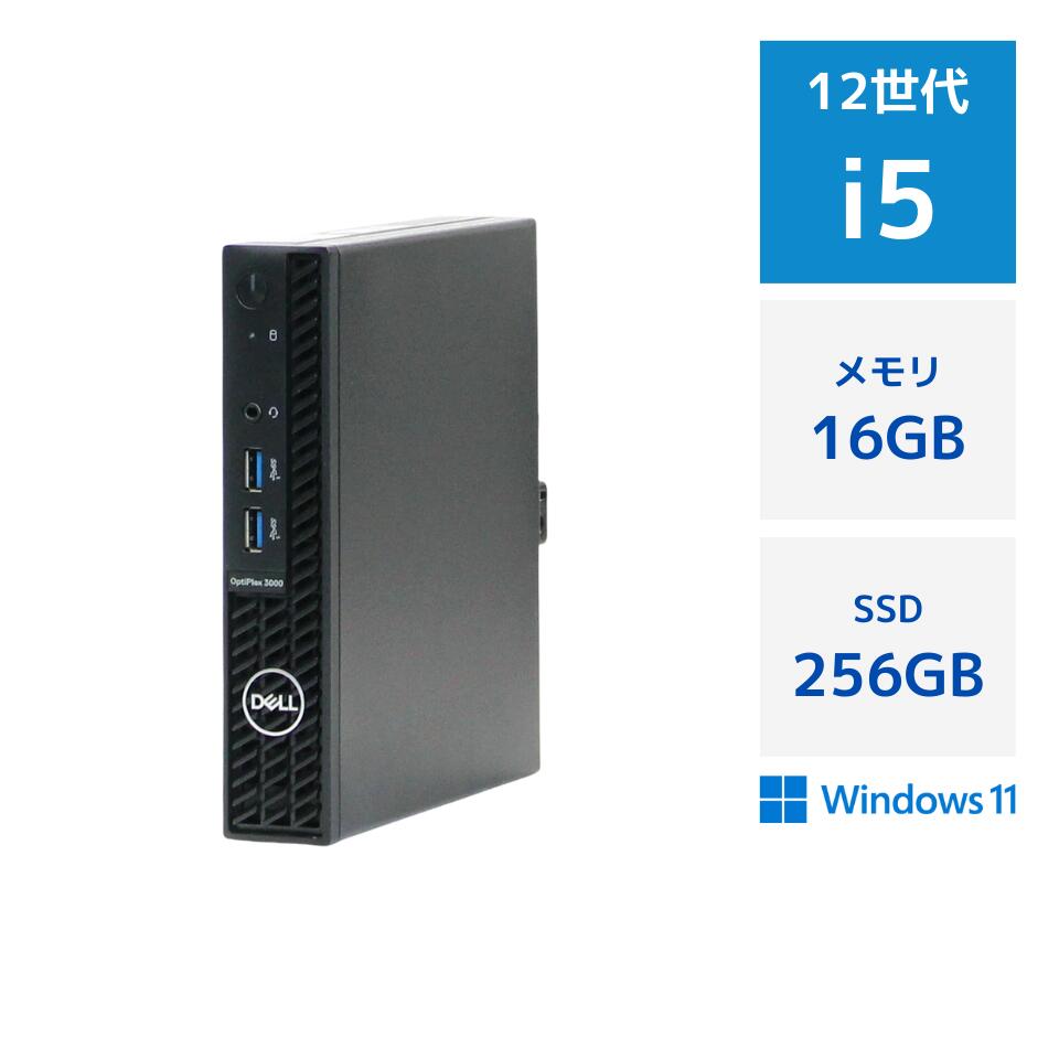 CPU：Core i5 12500Tメモリ：16GB(DDR4-3200)ストレージ：M.2 256GBドライブ：光学ドライブなし無線LAN：WiFi 6 (ax)OS：Windows11 Home (インストール済)Office：Offi...