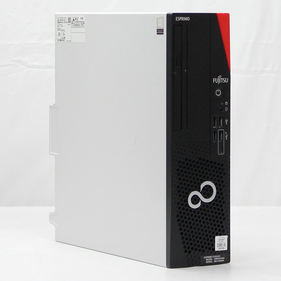 CPU：Core i5 10500メモリ：16GB(DDR4-2666)ストレージ：M.2 256GBドライブ：DVD-ROM内蔵無線LAN：無線LANなしOS：Windows11 Pro (インストール済)Office：Officeは付属...