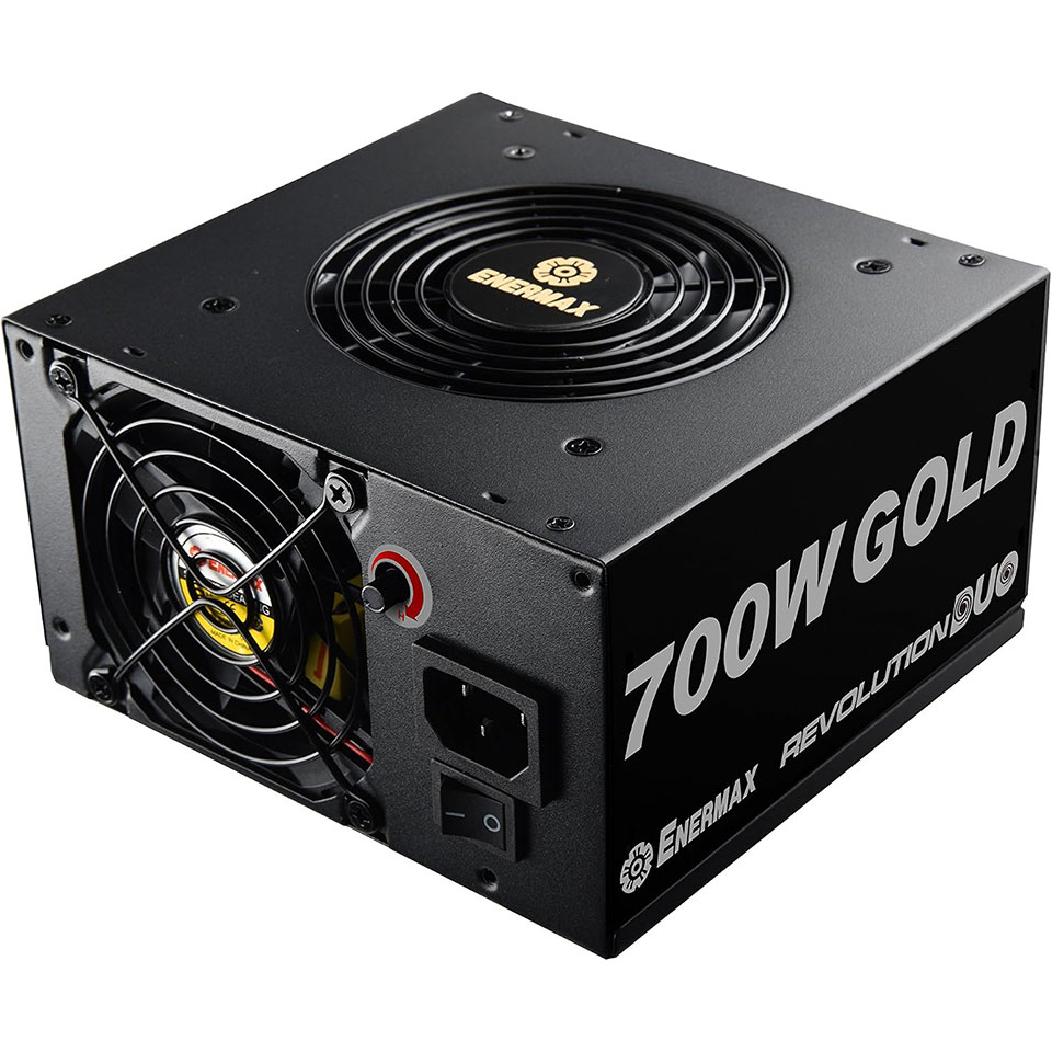 ・80PLUS GOLD認定取得・デュアルファンを搭載するDUOflowシステム採用・回転数を手動で調節可能なFMAテクノロジー・ネイティブケーブルデザイン採用・過電流・過電圧などの保護回路を搭載保証期間：30日間