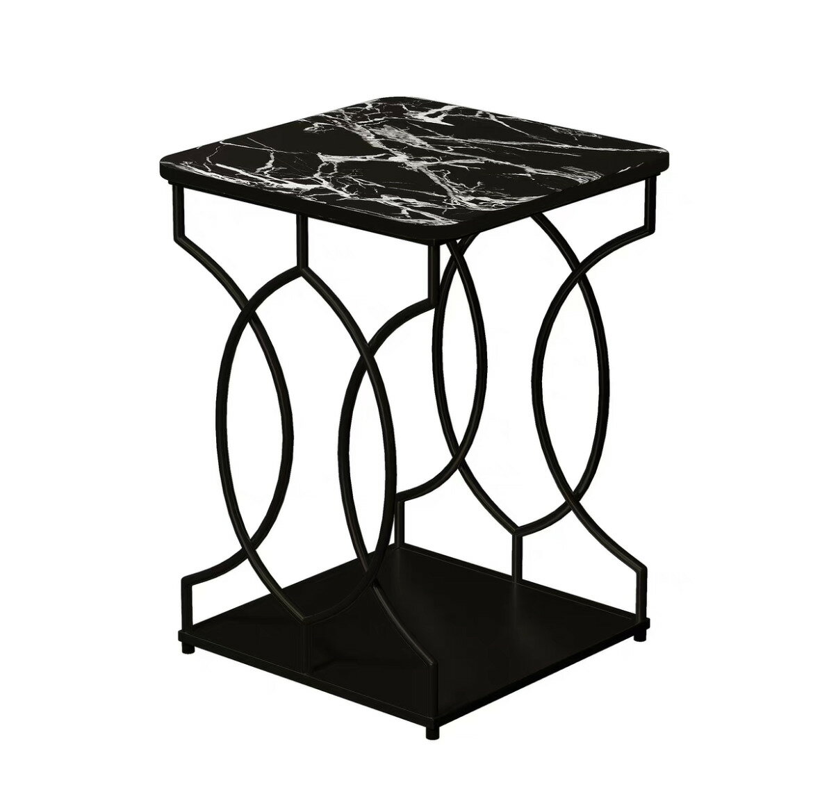 人造大理石ソファサイドシェルフ 寝室用テーブル コーヒーテーブル サイドテーブルサイドテーブル【商品詳細】●状態：新品未使用●サイズ：幅50 x奥行50 高さ55 (CM)●材質：金属丶人造大理石丶ラッカー塗装 丶他☆☆★★★★★★★★★★...