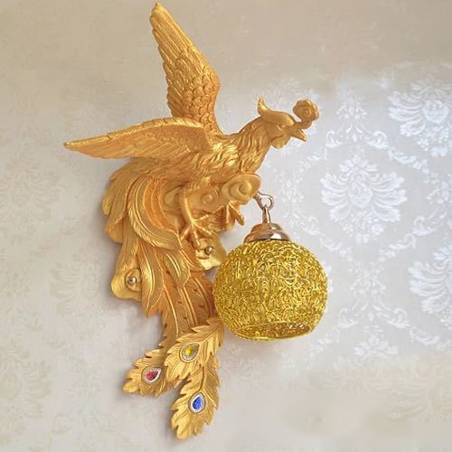 サイズ：幅33 x 高さ56（cm）ワット数 ：電球40W×1個（E26）(電球付きません)素材：ステンドグラス、樹脂、合金、鉄使用可能電球:LED電球、白熱球、電球型蛍光灯等★取付工事は電気工事士にご相談してください。★検品のため開封して...