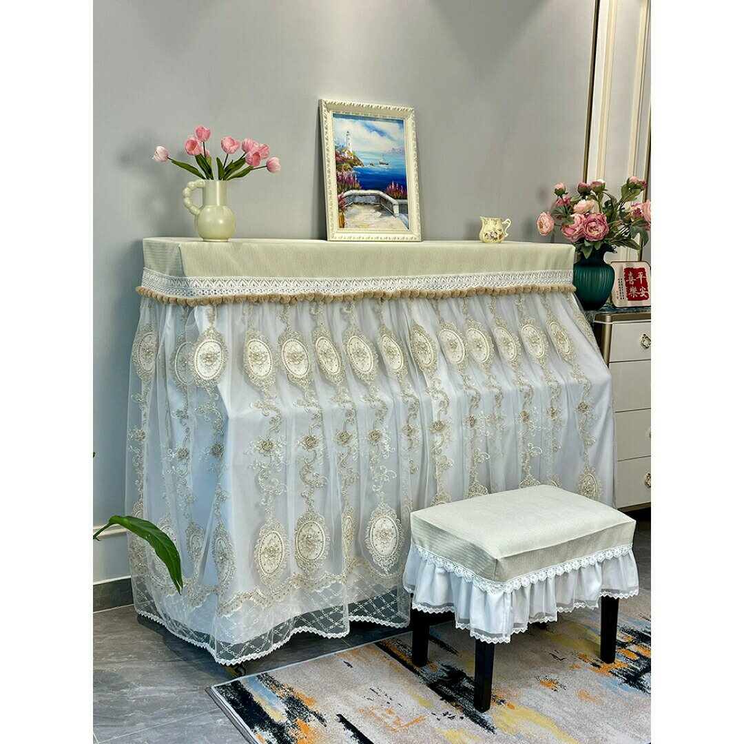 商品説明ピアノカバー：幅153×奥行35 x高さ117(cm）椅子カバー ：幅56 x奥行36 (cm)素 材 ポリエステル100％平置き実寸の為、若干の誤差があります。☆☆★★★★★★★★★★★★★☆☆◆お客様のご覧になっているモニター等...