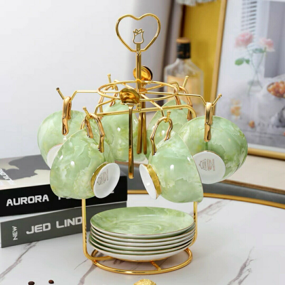 商品説明材質:陶器セット内容:カップ＆ソーサー6客（200ml)スプーン6点カップランクx 1点☆☆★★★★★★★★★★★★★☆☆◆お客様のご覧になっているモニター等により多少色が異なる場合がございます。あらかじめご了承ください。◆複数ご注...