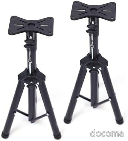 商品の特徴・テンションロック機能 このスピーカースタンドはノブ式のテンションロック機能を内蔵しており、最大50kgのスピーカーをしっかりと固定できます。ブラケットにスピーカーを取り付ける際に、高さを調整しつつ、スピーカーが倒れるリスクを最小...