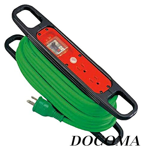 色:グリーン電線仕様長さ(m):10電線仕様太さ(mm[[の2乗]]):2.0電線仕様芯数(C):3コンセント仕様定格:2P・15A・125V アース付色:グリーン 電線仕様長さ(m):10 電線仕様太さ(mm[[の2乗]]):2.0 電線...