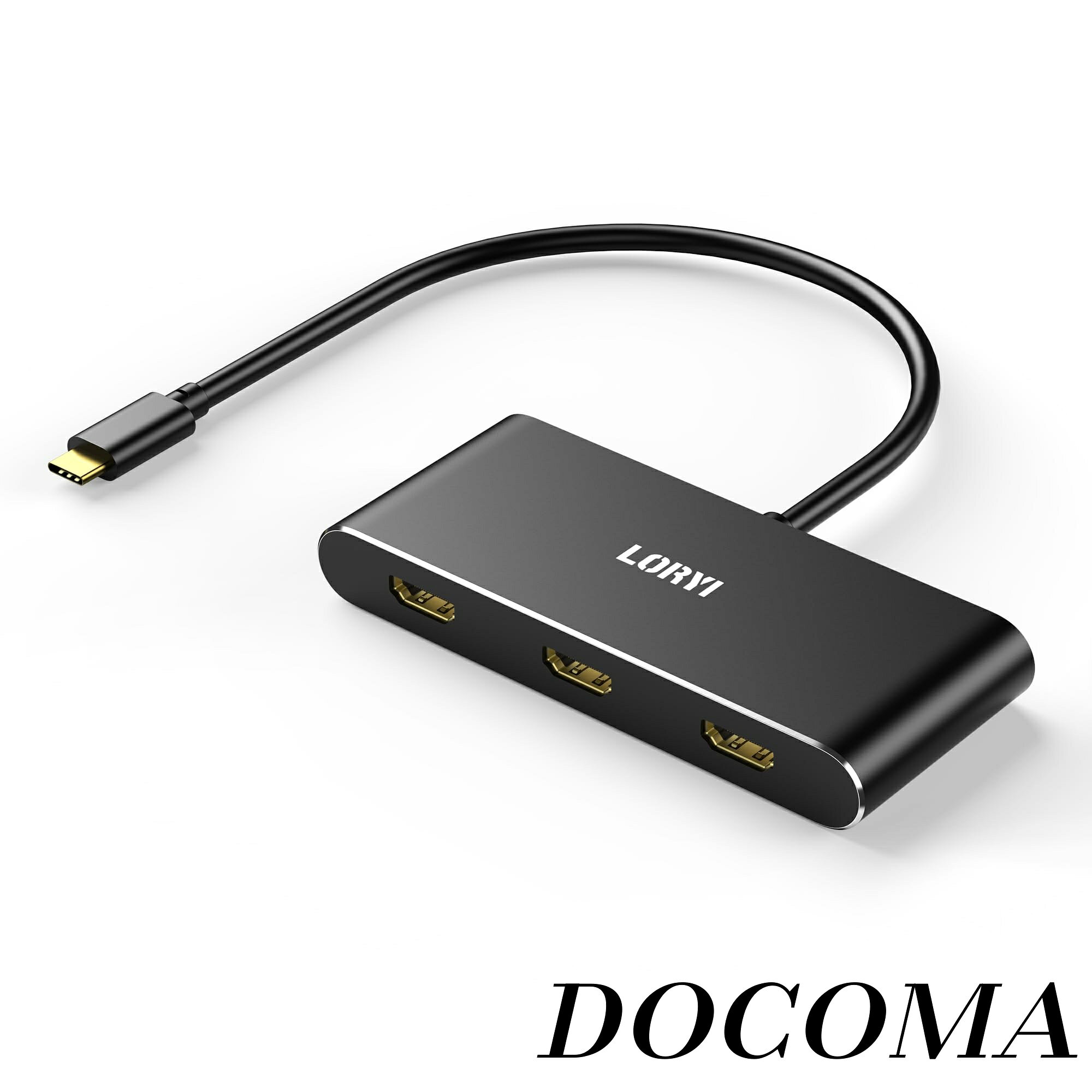 追加3台USB-Cモニターの拡張：このUSB-C to 3HDMI分配器は、ノートパソコンを通じて最大3台のモニターを追加で拡張でき、拡張モードとビデオウォールモード（3台のモニターを1画面として表示）をサポートし、作業効率を向上させます。...
