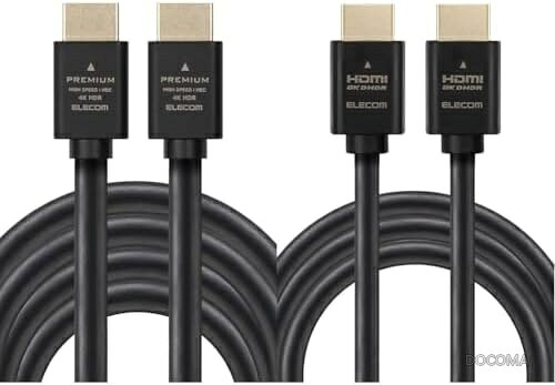 商品の特徴・こちらの商品で付与されるAmazonポイントは、個別商品のポイントが合算されて付与されます。正確なポイント数については注文確認画面にてご確認ください。・商品(左): 最大4K/60Hzの解像度に対応したHDMIケーブルです。Hi...