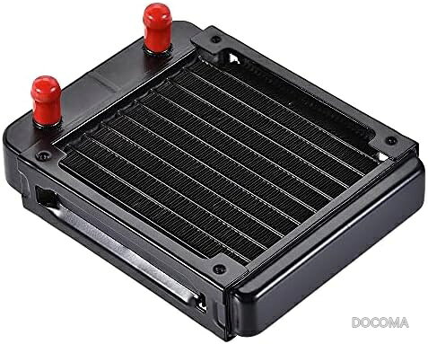 商品の特徴・[パラメータ] ノズルの最小外径: 8mm, 適合ホース径範囲: 8mm - 10mm, 体の厚さ: 32mm, 全サイズ: 155mm x 120mm x 49mm (L*W*H).・[素材] 10本の水冷管はアルミ製で、放熱...